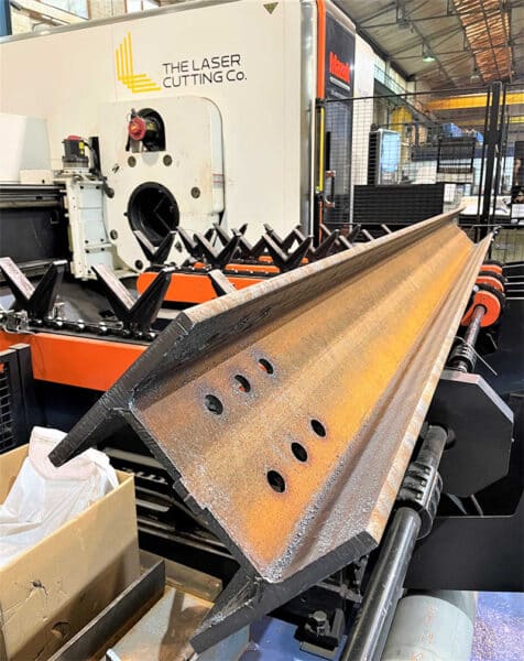 Open Section Cutting | Structural Steel | The Laser Cutting Company